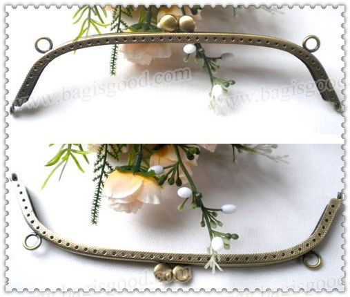 19CM Antique Brass Purse Frames Curved | BagIsGood